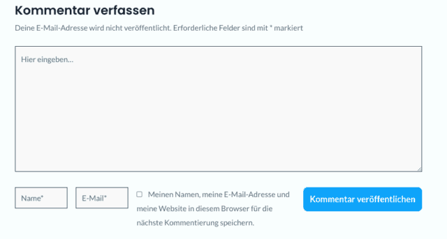 Schluss mit Kommentar Spam • Chris Martens